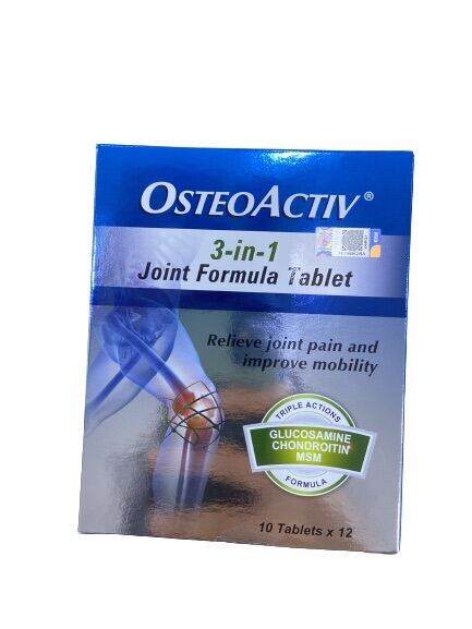 Osteoactiv 3 in 1 Formula Tablets 120'S (EXP03/2026) | Lazada