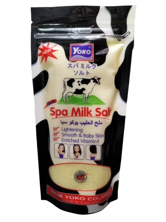 New Yoko Spa Milk Salt Skin Lightening Body Scrubs | Lazada PH