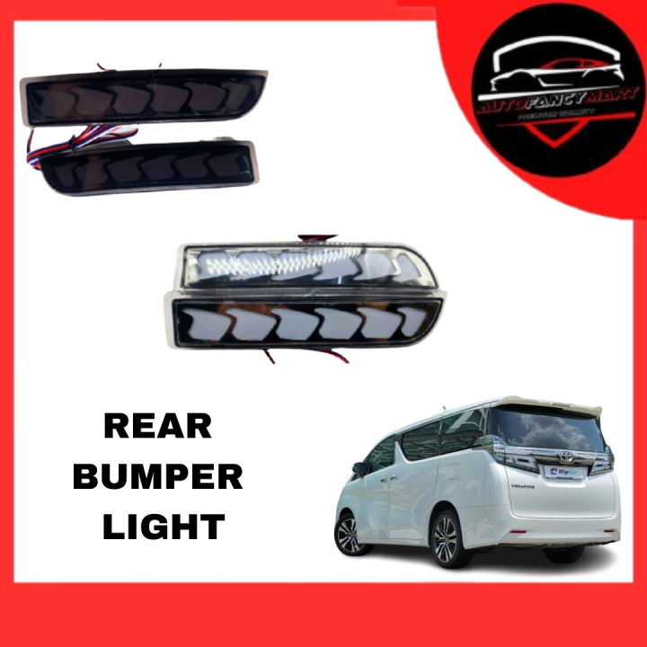 TOYOTA ALPHARD 2001-2007 REAR BUMPER REFLECTOR LIGHT | Lazada