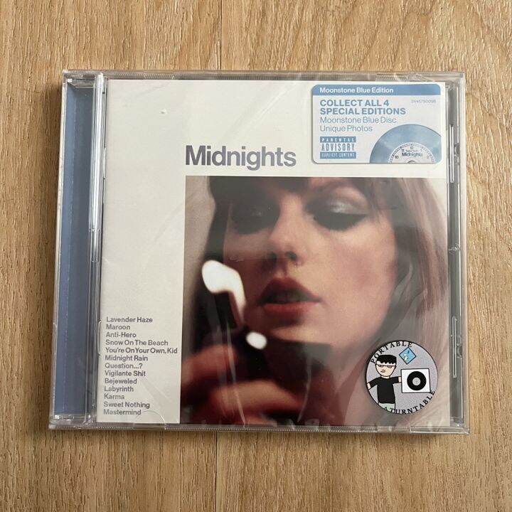 CD แผ่นซีดี Taylor Swift – Midnights มือหนึ่ง,แท้,ซีล (แผ่นสี Moonstone ...