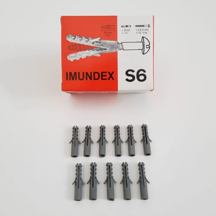 IMUNDEX - Fisher S6 Isi 100pcs Fiser Viser Piser Visher Tanam Lubang ...