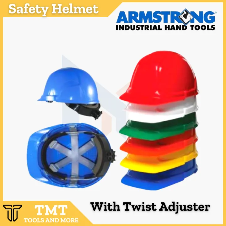 ARMSTRONG Safety Helmet Construction / Emergency Hard Hat W Twist ...