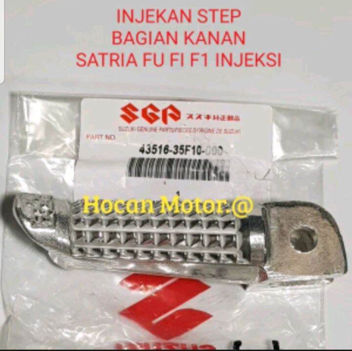 BAR STEP INJAKAN KAKI DEPAN KANAN SATRIA FU 150 F1 INJEKSI 43516-35F10 ...