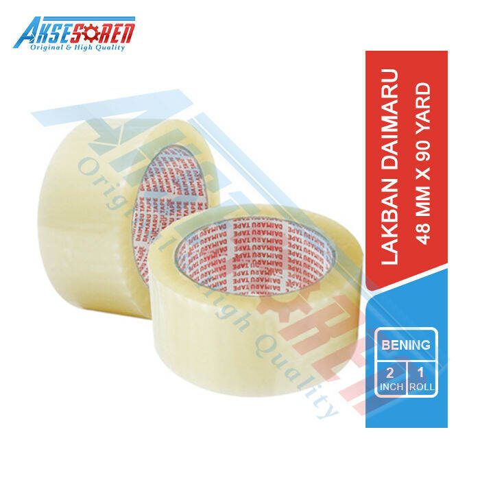 Lakban Bening Daimaru [48 mm X 100 m/ 1 Roll] / Tape Opp Isolasi ...