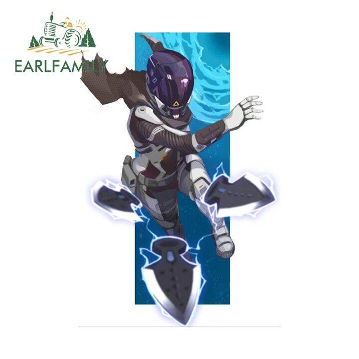 EARLFAMILY 13cm x 8.9cm for Wraith Apex legends JDM Stickers Cartoon ...