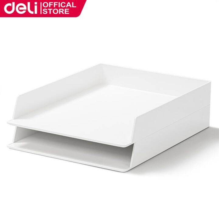 Deli File Tray (2/Set) (Milk White) (Set) NS021S | Lazada PH