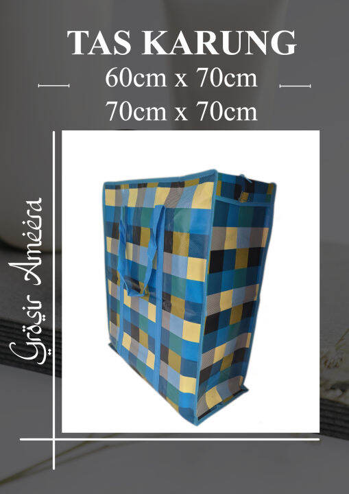 Tas Karung Tas Belanja Tas Serbaguna Tas Laundry Ukuran 60CM x 70CM x ...