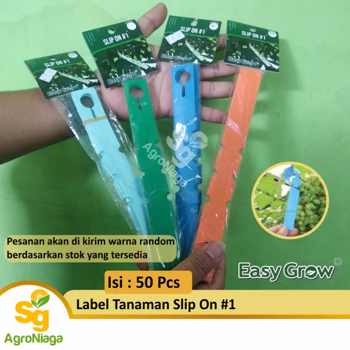 Label Tanaman Slip On #1 Tag Tanaman Easy Grow Kemasan 50 pcs | Lazada ...
