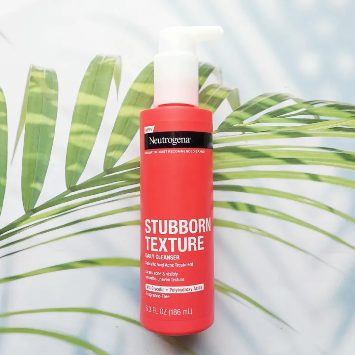 นูโทรจีนา เจลล้างหน้า สำหรับผิวเป็นสิว Stubborn Texture Daily Cleanser ...