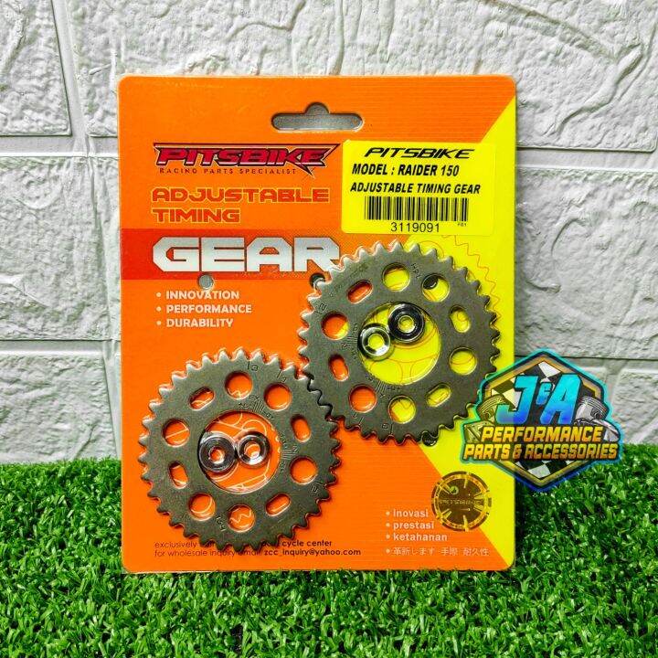 PITSBIKE ADJUSTABLE TIMING GEAR for RAIDER150 CARB | Lazada PH