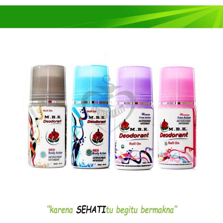 MBK Roll On 40 ml Deodorant Penghilang Bau Badan Keringat | Lazada Indonesia