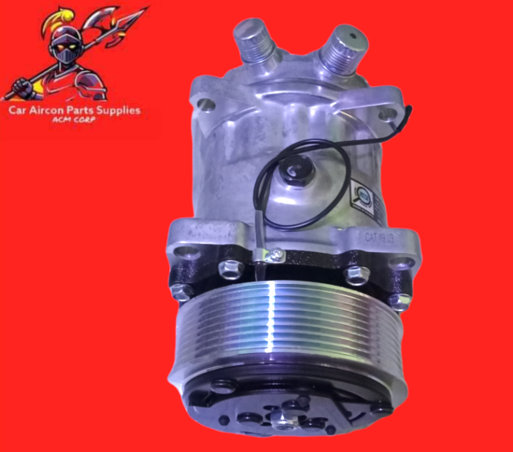 SD7 Multigroove 12 volts Compressor Car Aircon for convert suv van ...