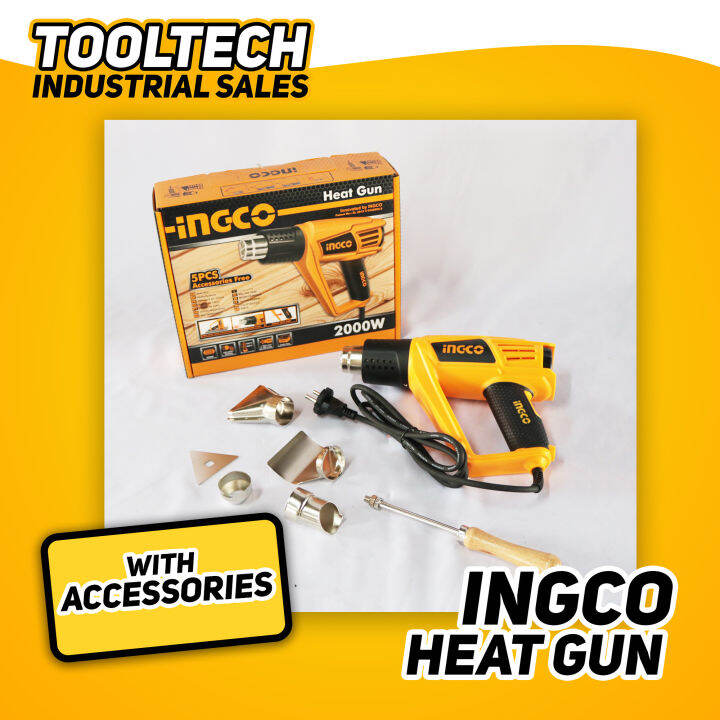 INGCO HEAT GUN 2000 watts *TOOLTECH* | Lazada PH