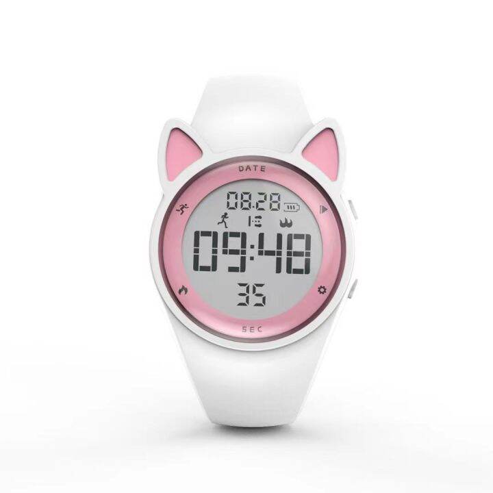 Students step alarm clock gauge waterproof watch sports contracted men ...