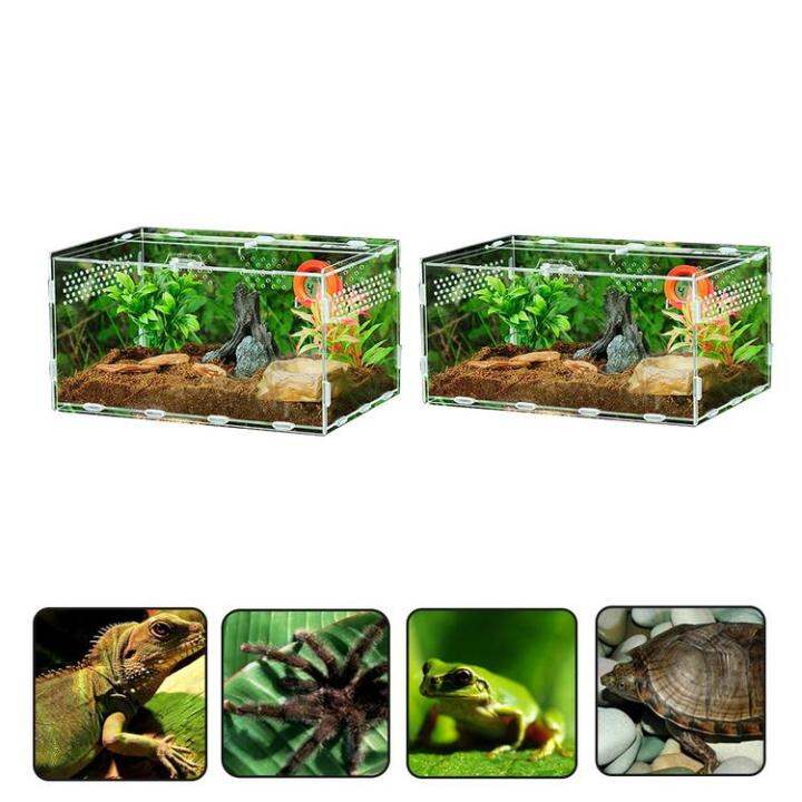Reptile Breeding Box Snake Feeding Breeding Box Transparent Tarantula ...