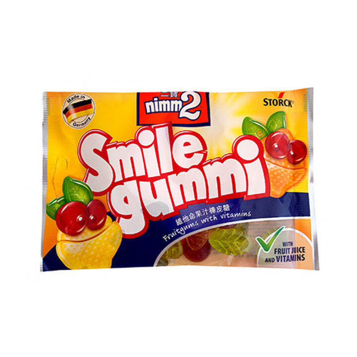 นิมม์ทู เยลลี่ผลไม้รวมผสมวิตามิน Nimm2 Smile Gummi Fruit 90g | Lazada.co.th