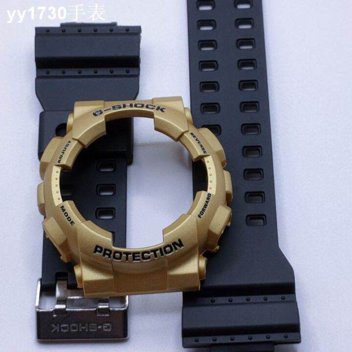 Straps G Shock strap and bezel for GA100 GA110 GA120 GD100 GD110 GD120 Matte black Gshock ...