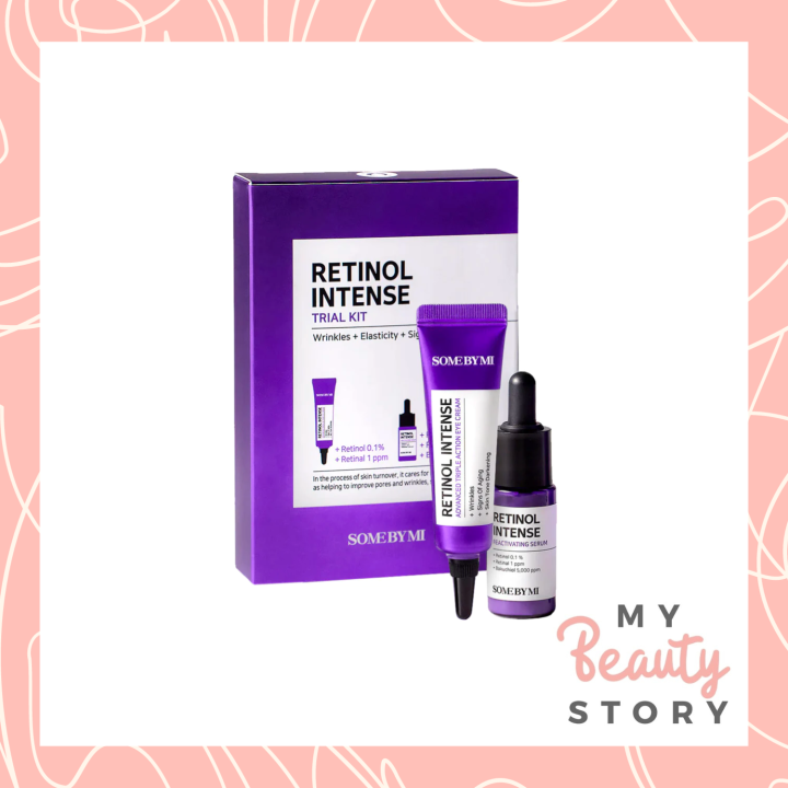Some By Mi Retinol Intense Trial Kit (Eye Cream 10ml + Serum 10ml ...