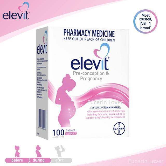 Elevit Pregnancy Multivitamin 100 Tablets | Lazada.co.th