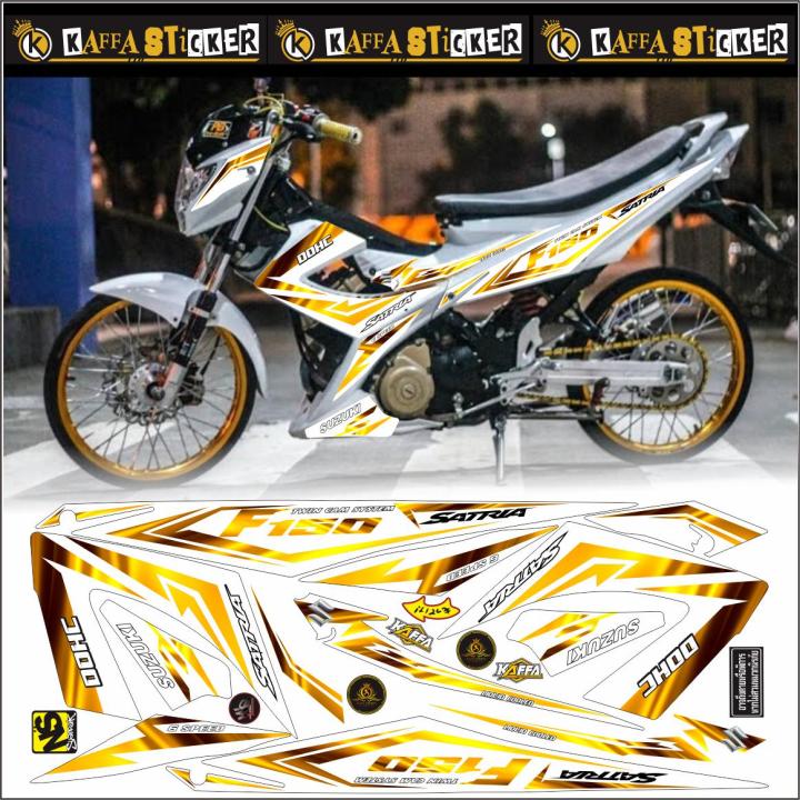 Sticker Striping Satria FU Facelift - Striping Satria Fu Facelift Motif ...