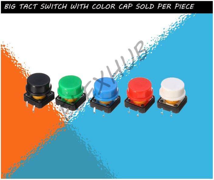 BIG TACT SWITCH WITH COLOR CAP | Lazada PH