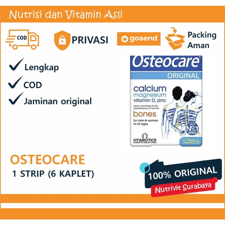 OSTEOCARE TABLET VITAMIN TULANG 1 STRIP | Lazada Indonesia