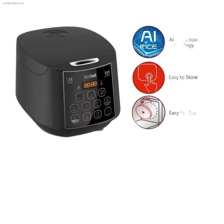 TEFAL Easy Rice Plus Rice Cooker RK736B65 1.8L 10Cup Nonstick Thick ...