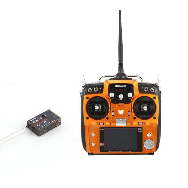 OSMAN Radiolink AT10II 2.4G 12CH RC Transmitter Radio with R12DS ...