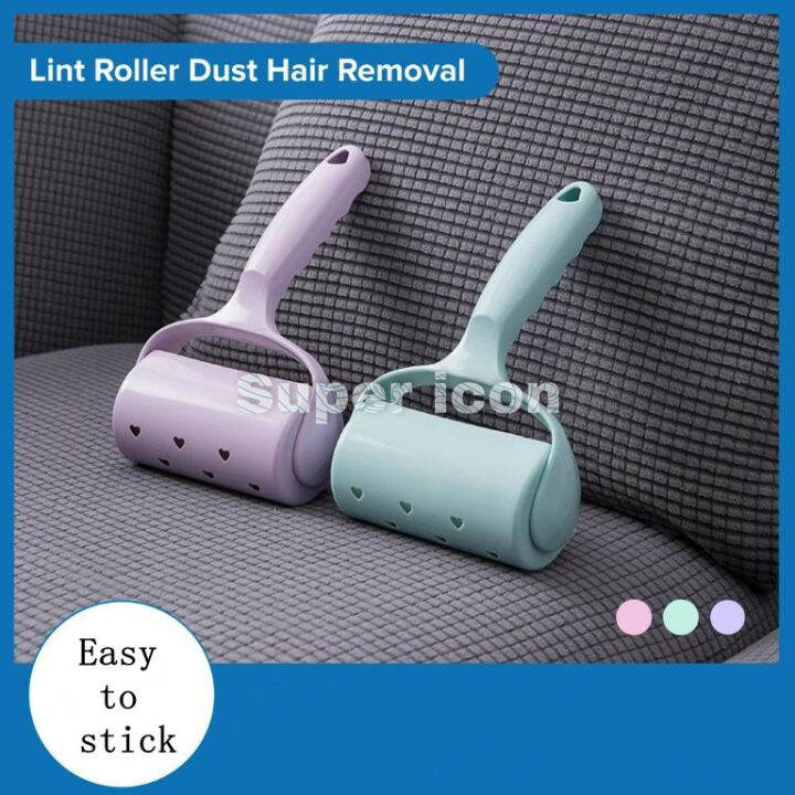 Sticky Pet Fur Cleaner Hair Roller with Cover Clothes Cleaning Dust ...