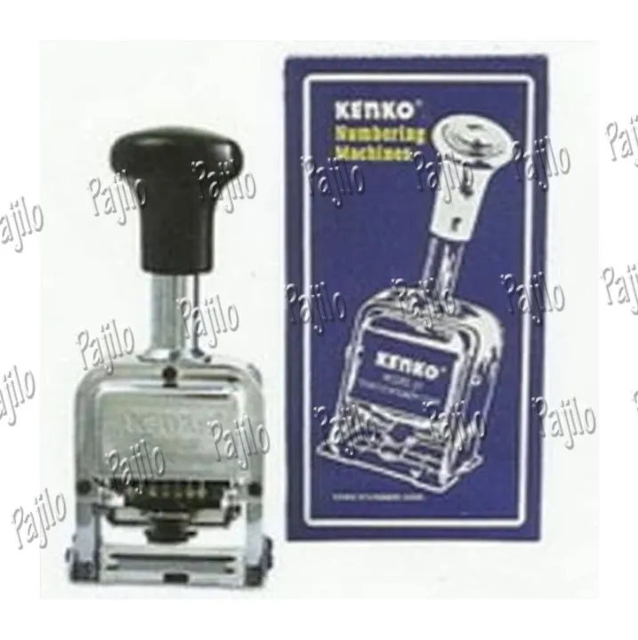 Kenko Stempel 6 7 digit Nomer Nomor Angka Otomatis Stamp Setempel Cap ...