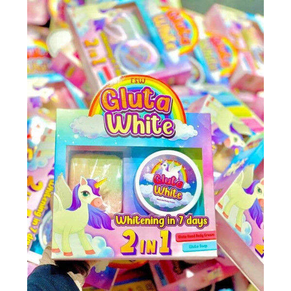 🌈 ESW GLUTA WHITE 🌈 SABUN GLUTA |🌈CREAM TANGAN & BADAN GLUTA 2 IN 1 ...