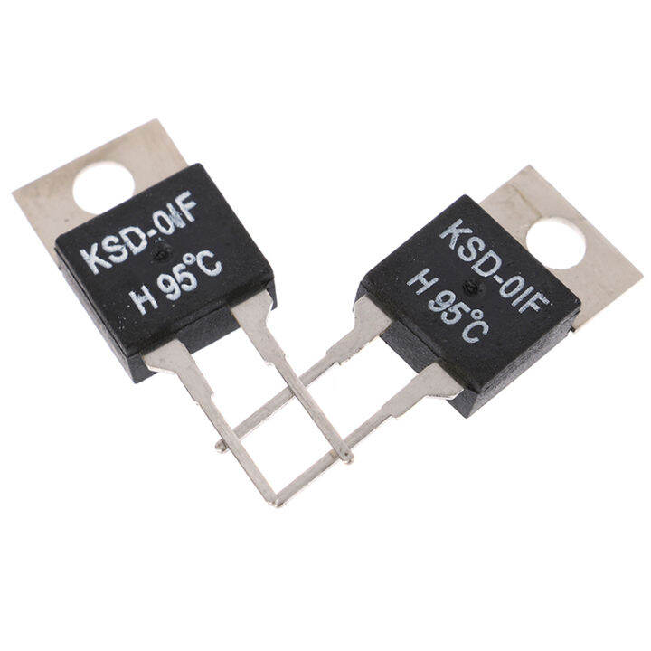EVAN 2Pcs Normally Open Thermal Switch Temperature Sensor Thermostat ...