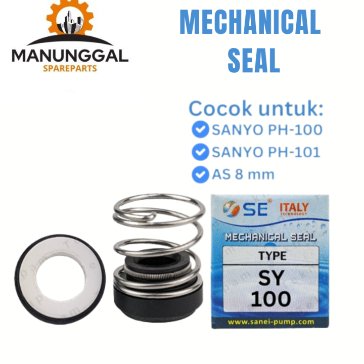 MECHANICAL SEAL SANYO SY-100 SIL MEKANIK - SPAREPART POMPA AIR / Sil ...