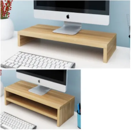 【GW】PC Desktop Computer Monitor Screen Increased Shelf Base Riser ...