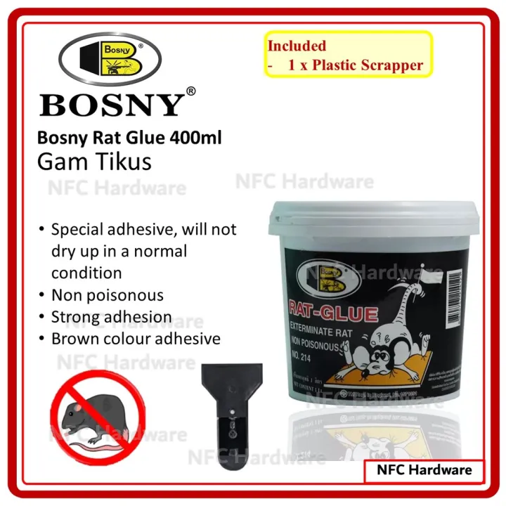BOSNY Rat Glue 400ml (Gam Tikus) | Lazada