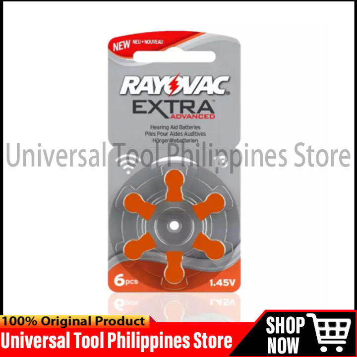 Rayovac Extra Advanced Hearing Aid Batteries 13 (PR48) | Lazada PH