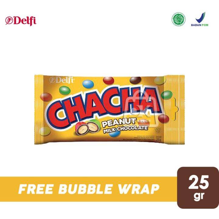 (Peanut 25gr) Chacha Permen Isi Coklat | Lazada Indonesia