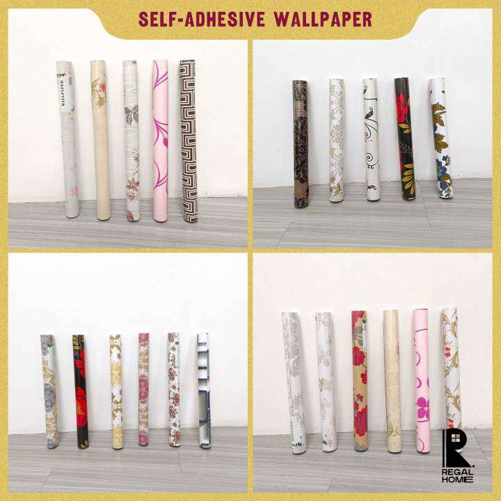 45x5m/45x8m Multipurpose Self-adhesive Wallpaper Flat/PVC Textured ...