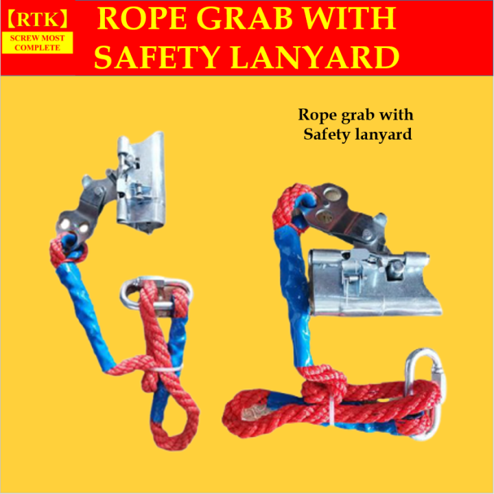 RTK Rope Grab & Rope Grab With Safety Lanyarad | Lazada PH