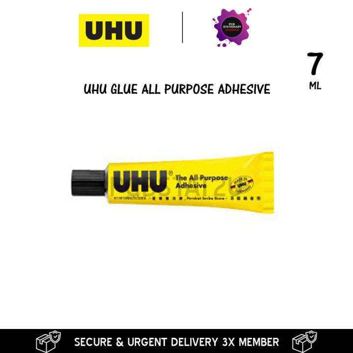 UHU Glue All Purpose Adhesive 7ml - (1's) UHU GAM ORIGINAL | Lazada