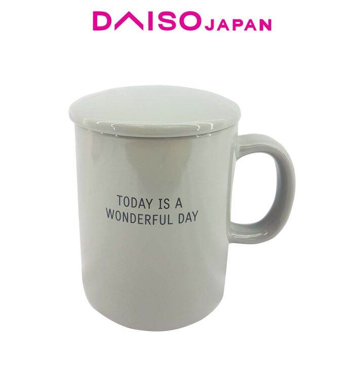 Daiso Mug with Lid 420ML | Lazada PH
