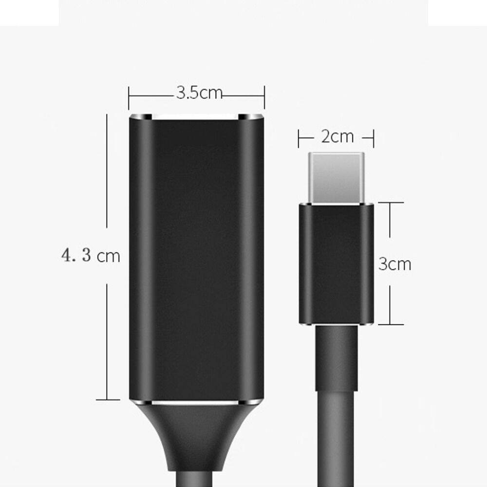 5210A ยูเอสบี สายเคเบิล Type C เป็น HDMI อะลูมิเนียมอะลูมิเนียมอะลูมิเนียม สายเคเบิล Type C เป็น ...
