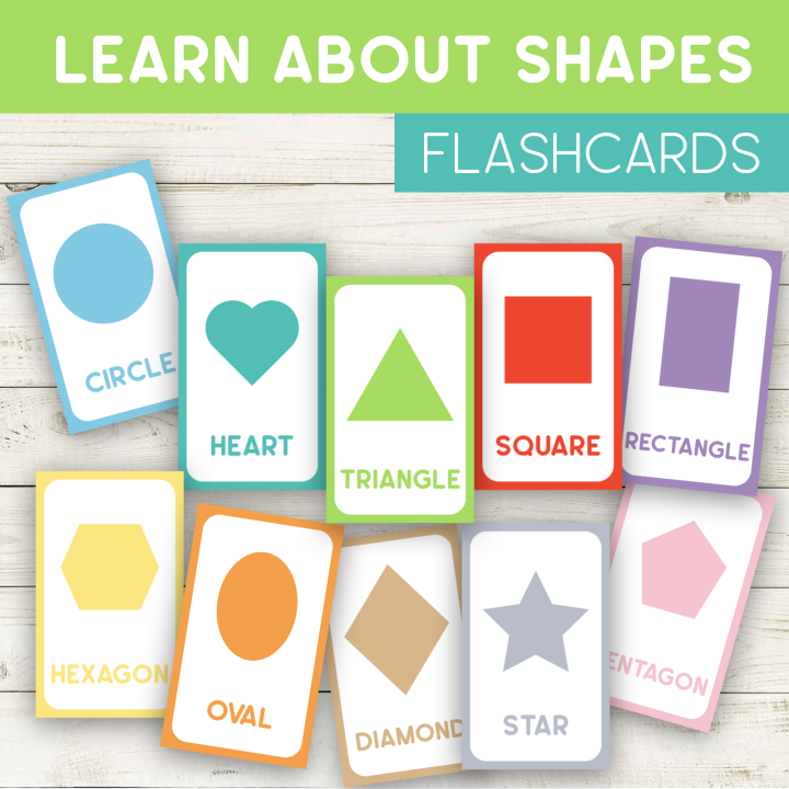 Shapes Flash Card Tracing Card Laminated | Lazada PH