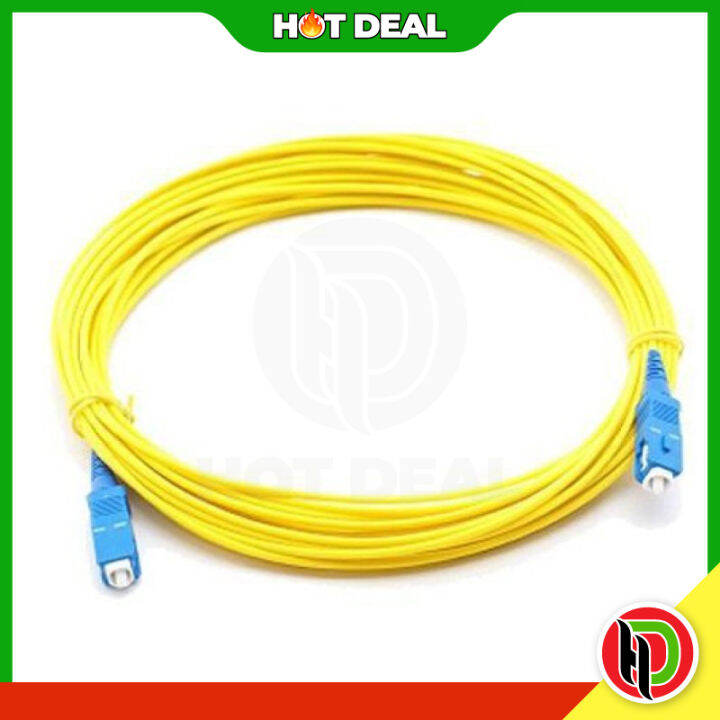 Hotdeal 3m Dintek SC-SC Fiber Optic Simplex Patch Cord Fiber Optic Cable Network Cable Lan Cable ...