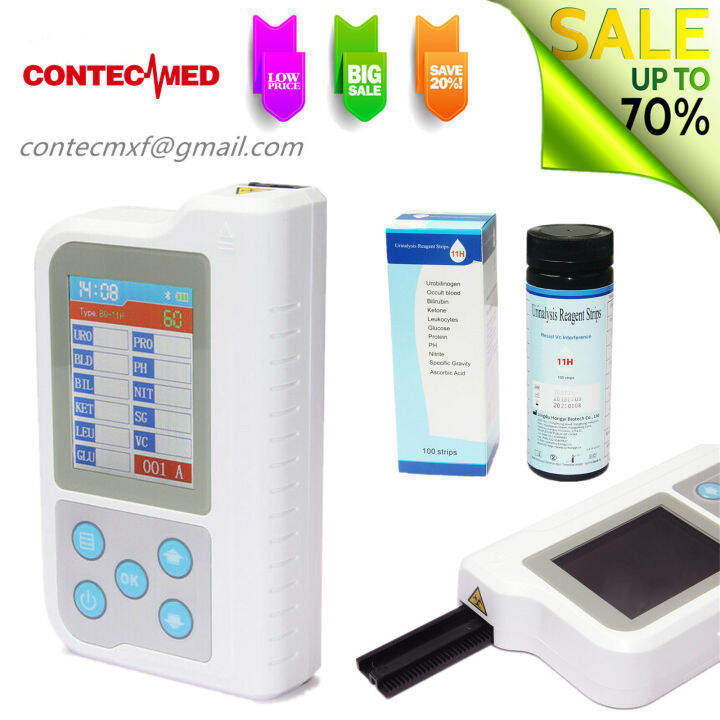 ContecMed BC401BT Bluetooth Digital Urine Analyzer with 100PCS Test ...
