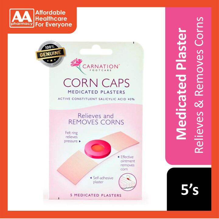 Carnation Footcare Corn Caps 5's | Lazada