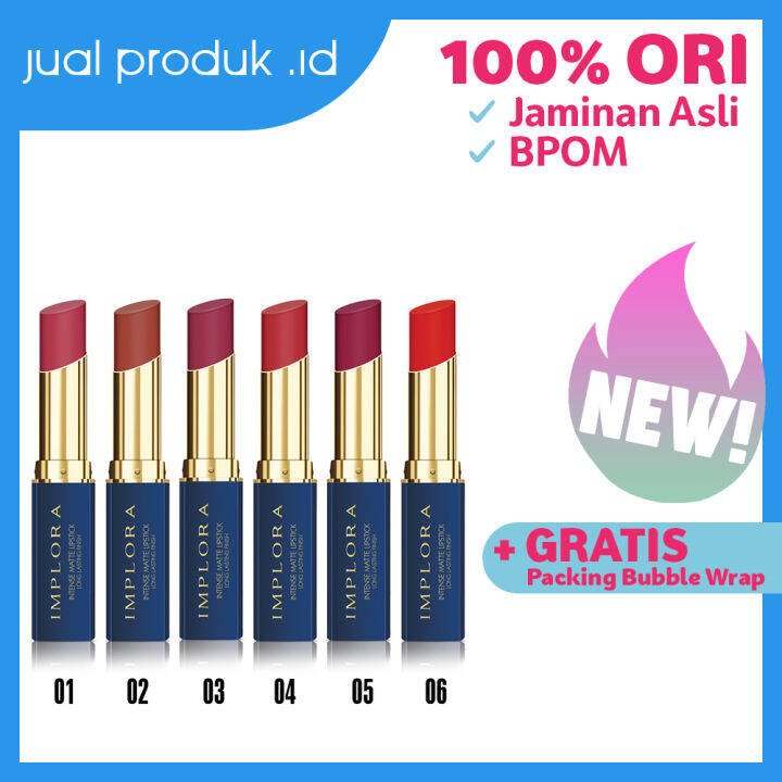 Implora Lipstik Intense Matte Original | Lazada Indonesia