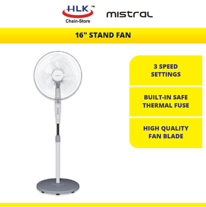 MISTRAL 16" Stand Fan MSF1629WV2 | Lazada