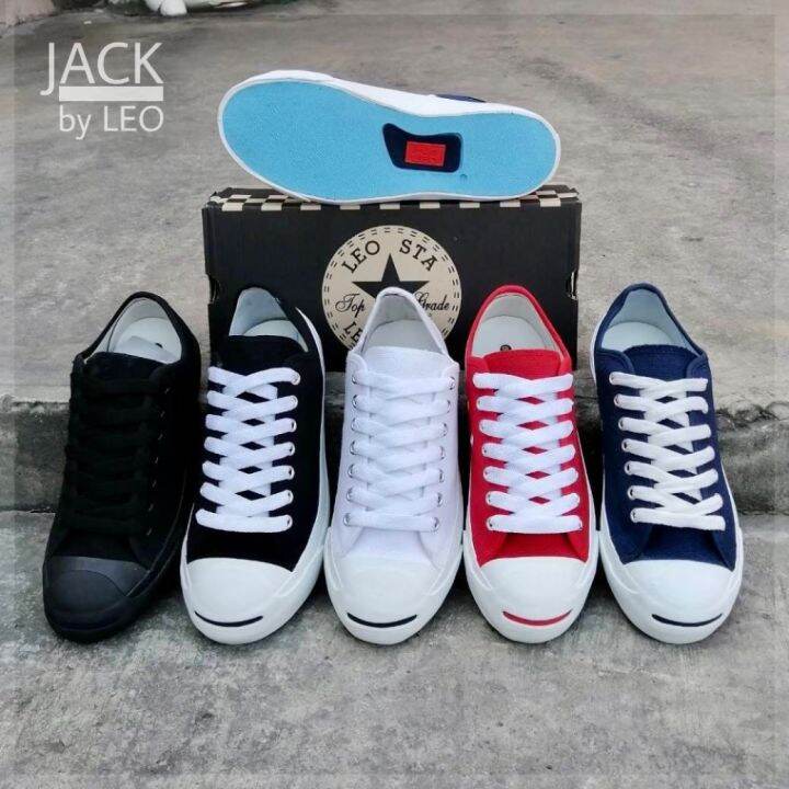 LEO รองเท้าผ้าใบ รุ่น Jack LEO | Lazada.co.th