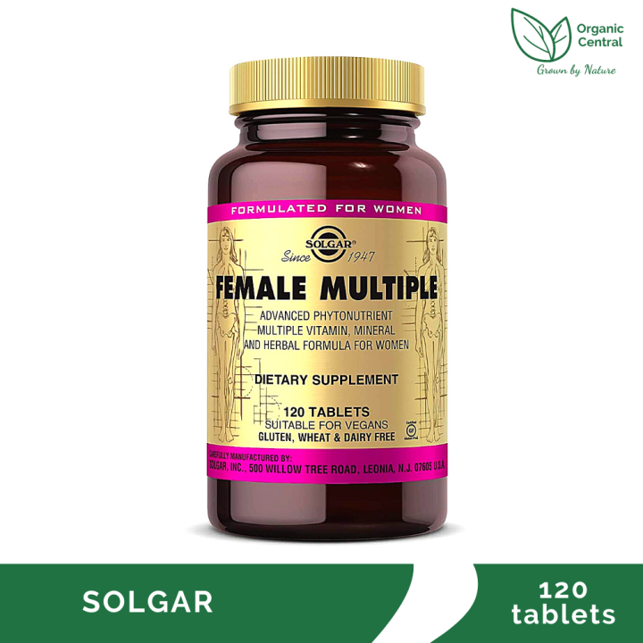 Solgar Female Multiple 120 Tablets | Lazada PH